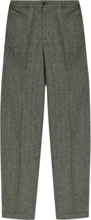 Moncler Hose mit Fischgrätenmuster - Schwarz