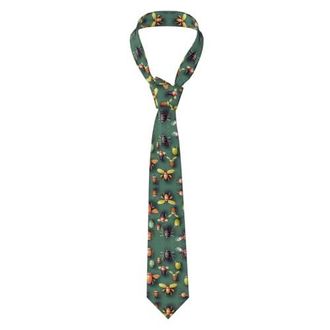 Generic Cravate Pour Hommes Atlas Des Insectes &Eacute;l&eacute;gant Tie Confortable Cravate DAffaires Pour &Eacute;v&eacute;nements Accessoires Affaires