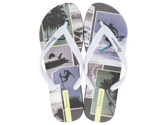 Ipanema Herren Summer V Ad Zehentrenner, Dunkelgrau, Wei&szlig;, Gelb, 41/42 EU