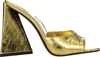 The Attico Devon Mule - Femme - Chaussures - Jaune - Taille: 37 1/2 EU