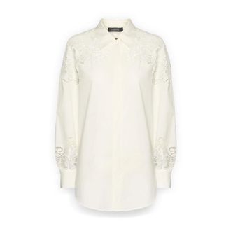 Elena Miro Damen, Blusen & Hemden, Weiß, 3XLGröße