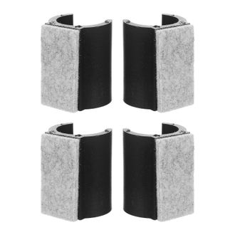 SOLUSTRE 4 St&uuml;ck U F&ouml;rmige Filzgleiter Stuhlbeinschutz Ger&auml;uschd&auml;mpfend Verschlei&szlig;fest und rutschfest M&ouml;bel Bodenschutz f&uuml;r Verschiedene Stuhltypen Zuf&auml;llige F