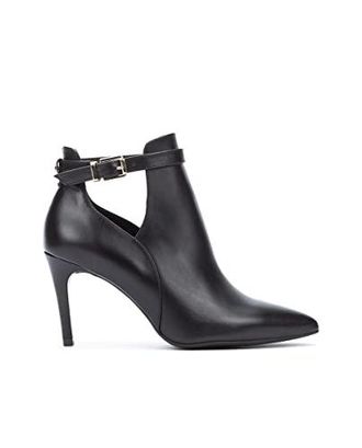 Martinelli Bottines à Talon en Cuir Thelma pour Femme Color (Black)