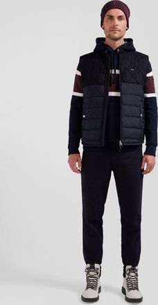 Eden Park Doudoune Sans Manches Col Motard &Agrave; Matelassage Double Bleu Marine