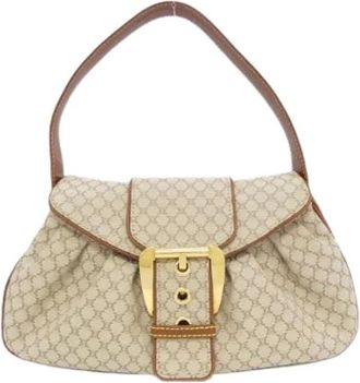 Celine Sac bandouli&egrave;re Pre-owned en toile - Femme - Pre-owned - Beige - Taille: ONE Size