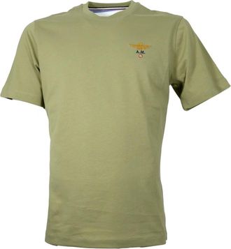 Aeronautica Homme, Tops, Vert, Taille: XL Ts1580Uj00372 T-shirt