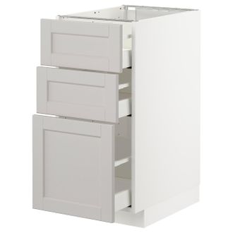 IKEA METOD Unterschrank mit 3 Schubladen