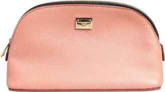 Dolce & Gabbana Femme, Sacs, Beige, Taille: ONE Size Portefeuille Pochette Zipp&eacute;e