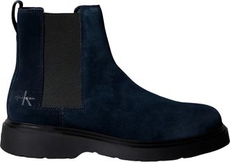 Calvin Klein Herren Chelsea Boots Combat aus Wildleder, Blau (Universe Blue), 45