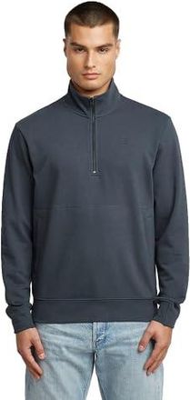 G-Star Nifous Half Zip SW Sweater, India Ink, XL Mens