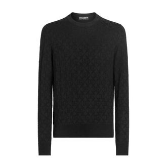 Dolce & Gabbana Stilvoller Strickpullover - - Knitwear - Herren - Schwarzk - M
