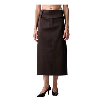Sportmax Oblare Midirock - - Skirts - Damen - Braun - M