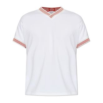 Versace V-Neck T-Shirt - - Tops - Herren - Wei&szlig; - M