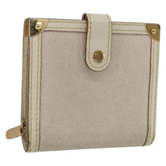 Louis Vuitton Portefeuille en cuir Pre-owned - Femme - Pre-owned - Beige - Taille: ONE Size
