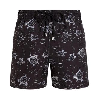 Vilebrequin Mikroperforierte- ultraleichte und verstaubare Badeshorts Bubble Turtles 3D - - Swimwear - Herren - Schwarzk - L