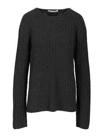 Acne Studios Pull Col Rond - Gris