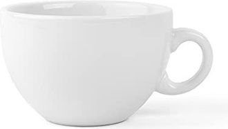 Holst Porzellan PA 157 O Porzellan Milchkaffeetasse Palermo 0,35 l, weiß, 11 x 11 x 7 cm, 2 Einheiten