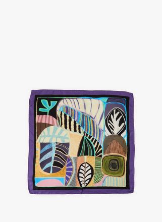 Au Printemps Paris Carr&eacute; de soie imprim&eacute;