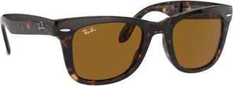 Ray-Ban Lunettes de soleil pliantes classiques Wayfarer - Homme - Accessoires - Brun - Taille: 50 MM
