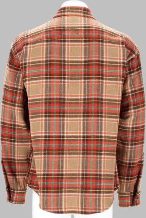 Dsquared2 Plaid Military Shirt - Beige