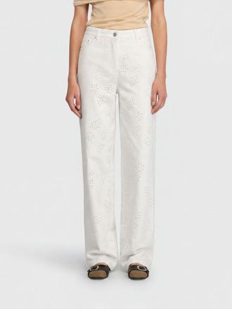 Semicouture Jeans Femme couleur Lait