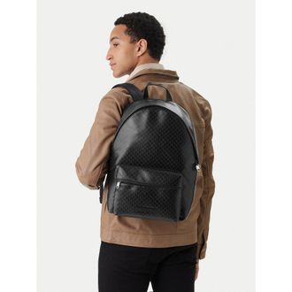Calvin Klein Rucksack Calvin Klein Emblem Aop Coated Backpack LV04D3313G Schwarz