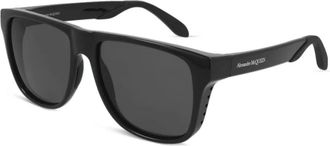 Alexander McQueen AM0292S Sonnenbrille - Schwarz