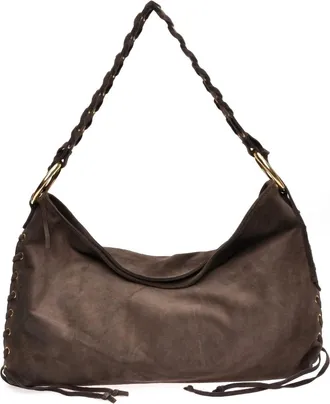 Anna Luchini Kastanienbraun Rindsledertasche