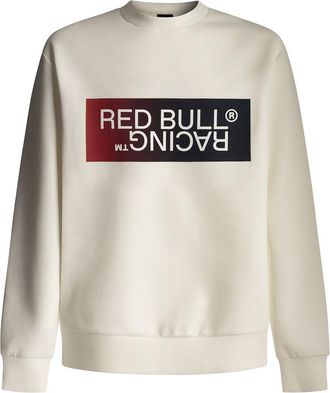 Pepe Jeans London Red Bull Racing X Pepe Jeans Herren Ombre Logo Crew Sweatshirt, Wei&szlig; (gebrochenes Wei&szlig;), L