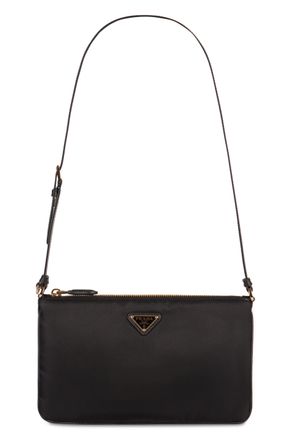 Prada Womens Shoulder Bag Re-Nylon Black Polyamide