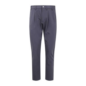 People of Shibuya Kobra Faltenhose aus technischem Gewebe - - Trousers - Herren - Grau - 2XL