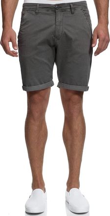 Indicode Herren Estrada Chino Shorts aus 98% Baumwolle | Bermuda Herrenshorts Chinoshorts Freizeitshorts Männer Pewter, XXL