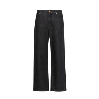 Max Mara Femme, Jeans, Noir, Taille: 38 FR Wide Jeans