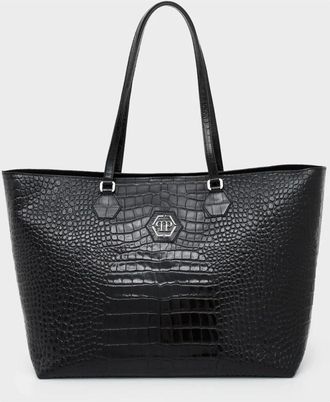 Philipp Plein Femme, Sacs, Noir, Taille: ONE Size Sac Shopper Crystal Skull