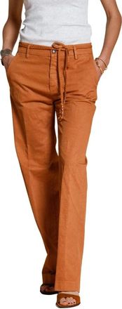Mason's Femme, Pantalons, Rouge, Taille: 34 FR New York Straight Chino Pants