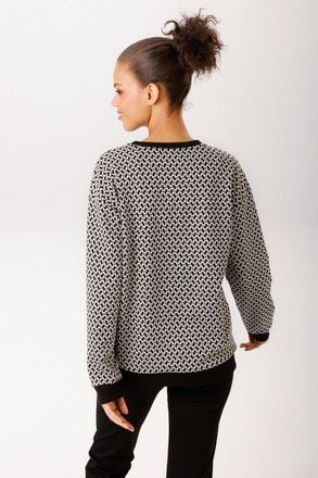Aniston Sweatshirt mit grafischem Minimal-Muster - NEUE KOLLEKTION