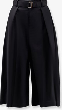 sacai Wool blend bermuda shorts - SACAI - gender_Woman