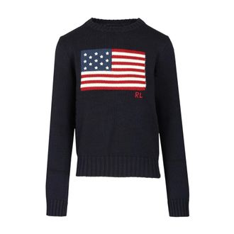 Polo Ralph Lauren Damen, Strickwaren, Blau, LGr&ouml;&szlig;e