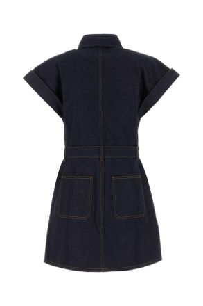 Givenchy Denim Mini Dress - Navy
