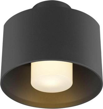 SLV Luminaire plafonnier ext&eacute;rieur cylindrique E27 photoni noir 1008199