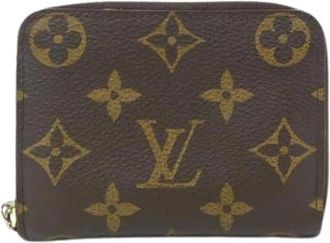 Louis Vuitton unisex, Pre-owned, Brun, Taille: ONE Size Portefeuille en toile Pre-owned
