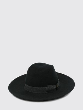 Borsalino Zweifarbiger Deva Hut aus Wollfilz mit breiter Krempe
