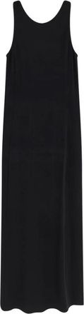 Max Mara Femme, Robes, Noir, Taille: 40 FR Mxppania Stretch Viscose Long Dress