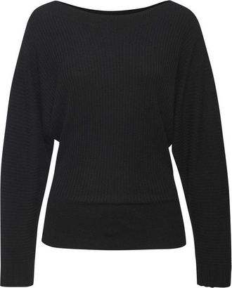 Lascana Fledermauspullover aus hochwertigem Strick ohne st&ouml;rende N&auml;hte Rippstrickpullover mit l&auml;ssig weiten &Auml;rmeln, superelastisch