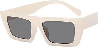 Generic Lunettes de soleil décoratives à petite monture carrée tendance pour hommes et femmes pour les vacances en plein air (couleur : C, taille : 1) 2026