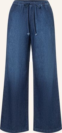 The.Nim Standard The.Nim Standard Hose Woman String Pant 3/1 Loose Weave blau