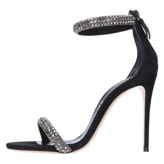 Casadei Scarlet Stratosphere Suede Sandalen - - Shoes - Damen - Schwarzk - 37 EU
