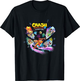 Crash Bandicoot 4: Its About Time Island Shards Game Poster T-Shirt