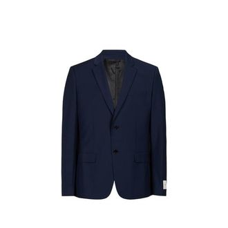 Calvin Klein Veste tailleur droite unie en laine