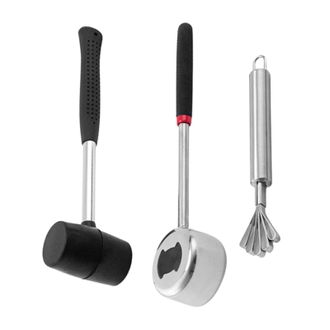 Generico Kokosnussschneider, Set zum Schneiden und Bohren von Obstschalen, manuell, f&uuml;r K&uuml;che, Picknick, Apartment, Arbeitsfl&auml;che, Strand, Camping, Urlaub